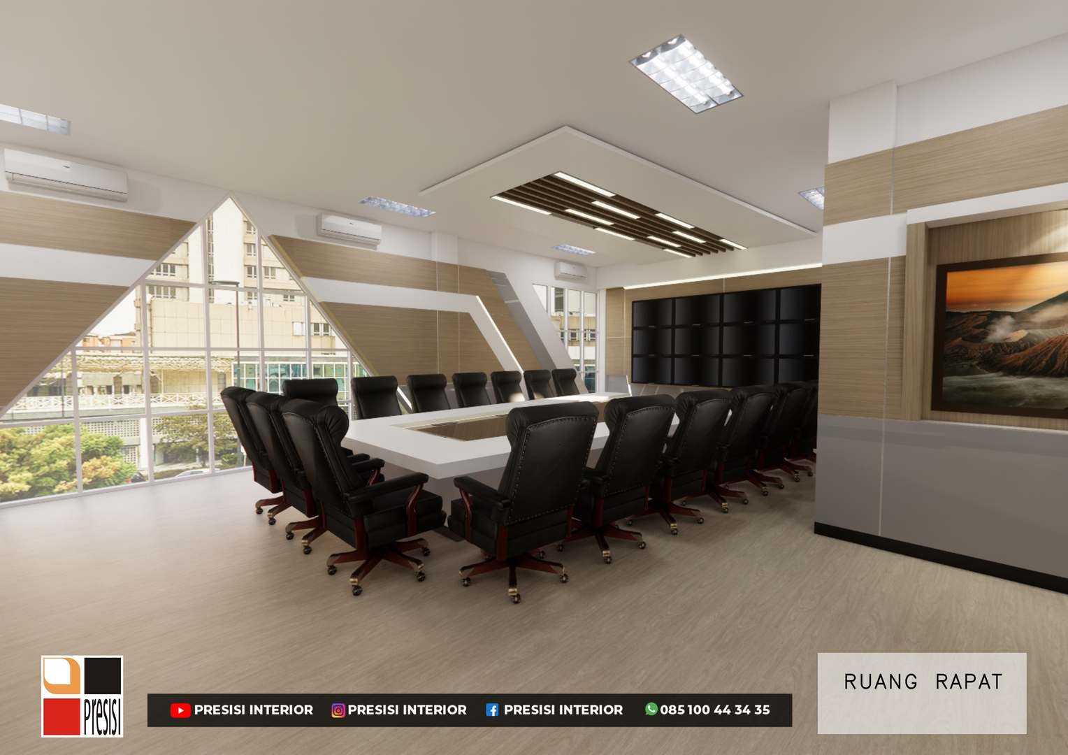 Ruang Command Center Kantor - Presisi Cipta Kreasi