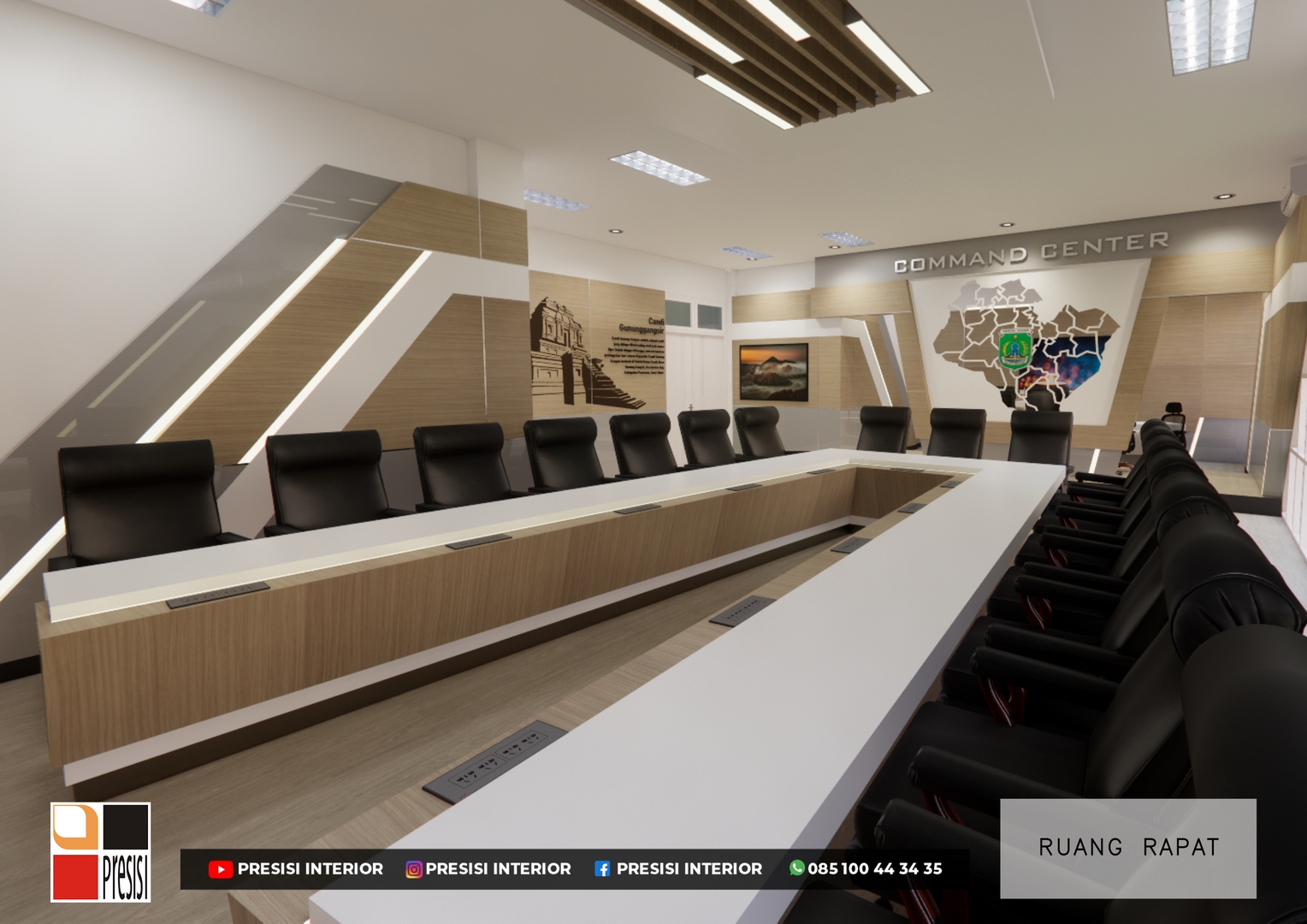 Ruang Command Center Kantor - Presisi Cipta Kreasi